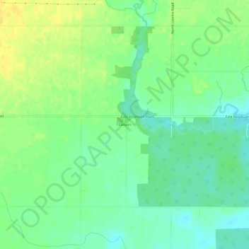 Delwin topographic map, elevation, terrain